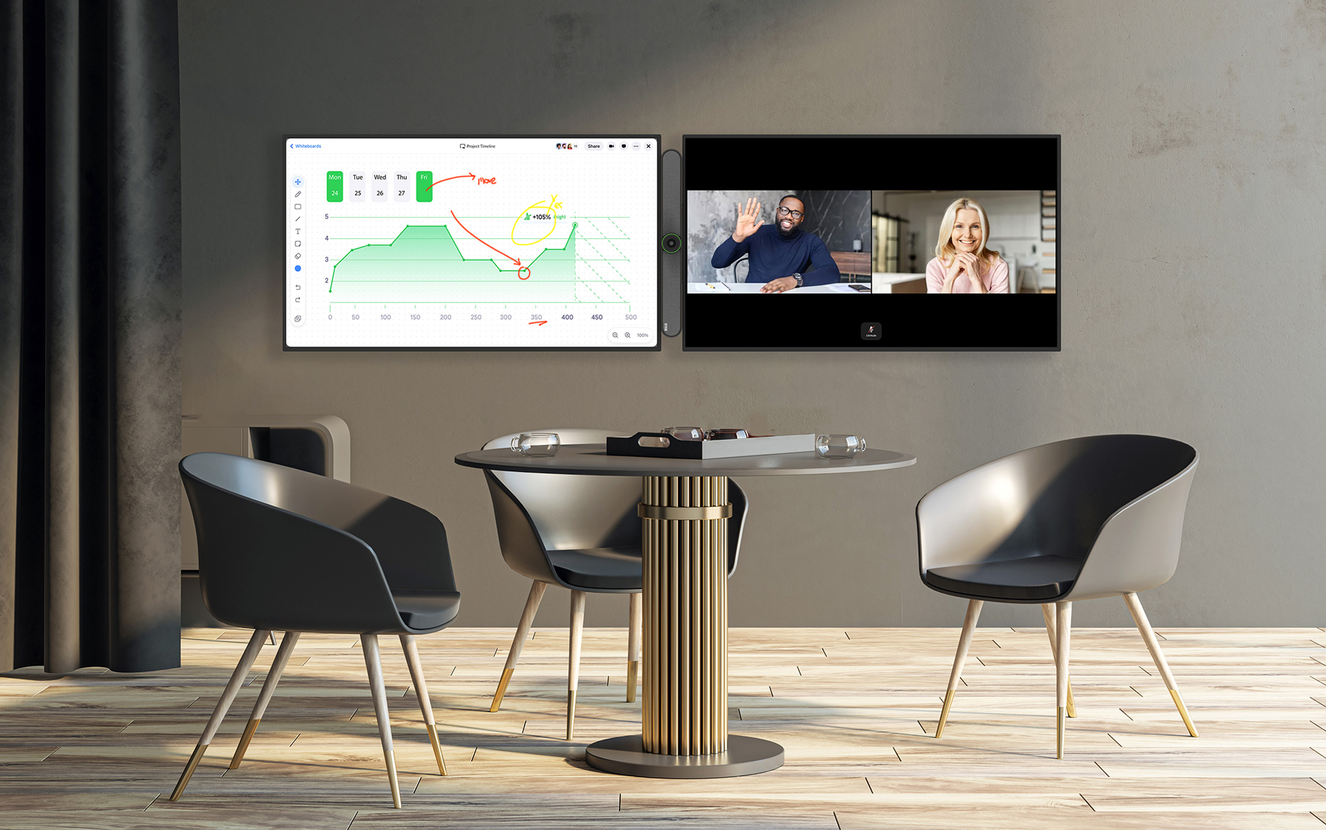 小会议室也疯狂：DTEN Bar 携 DTEN Mate 打造智能办公场所 - 瑞技科技